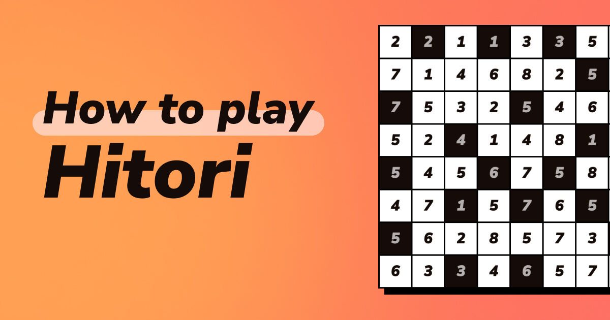 How to Play Hitori