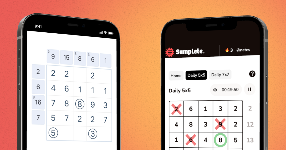 Sumplete vs Number Sums: Which Puzzle Builds Better… | Sumplete Blog